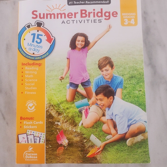 Accents | Summer Bridge Activities 3rd To 4th Grade Workbook Math ...